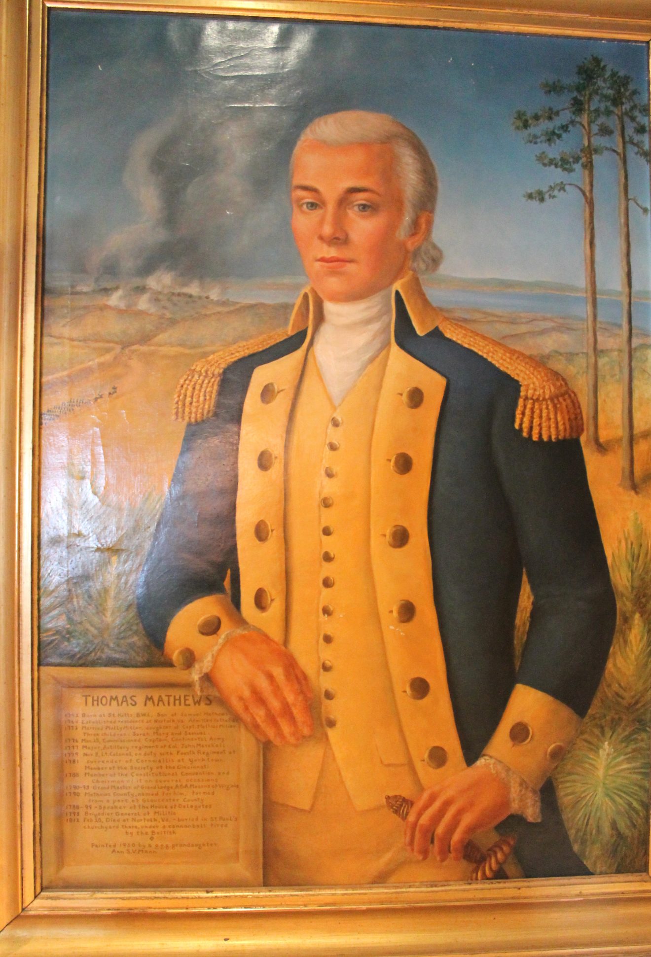 Mathews County’s namesake: Gen. Thomas Mathews - Gazette Journal