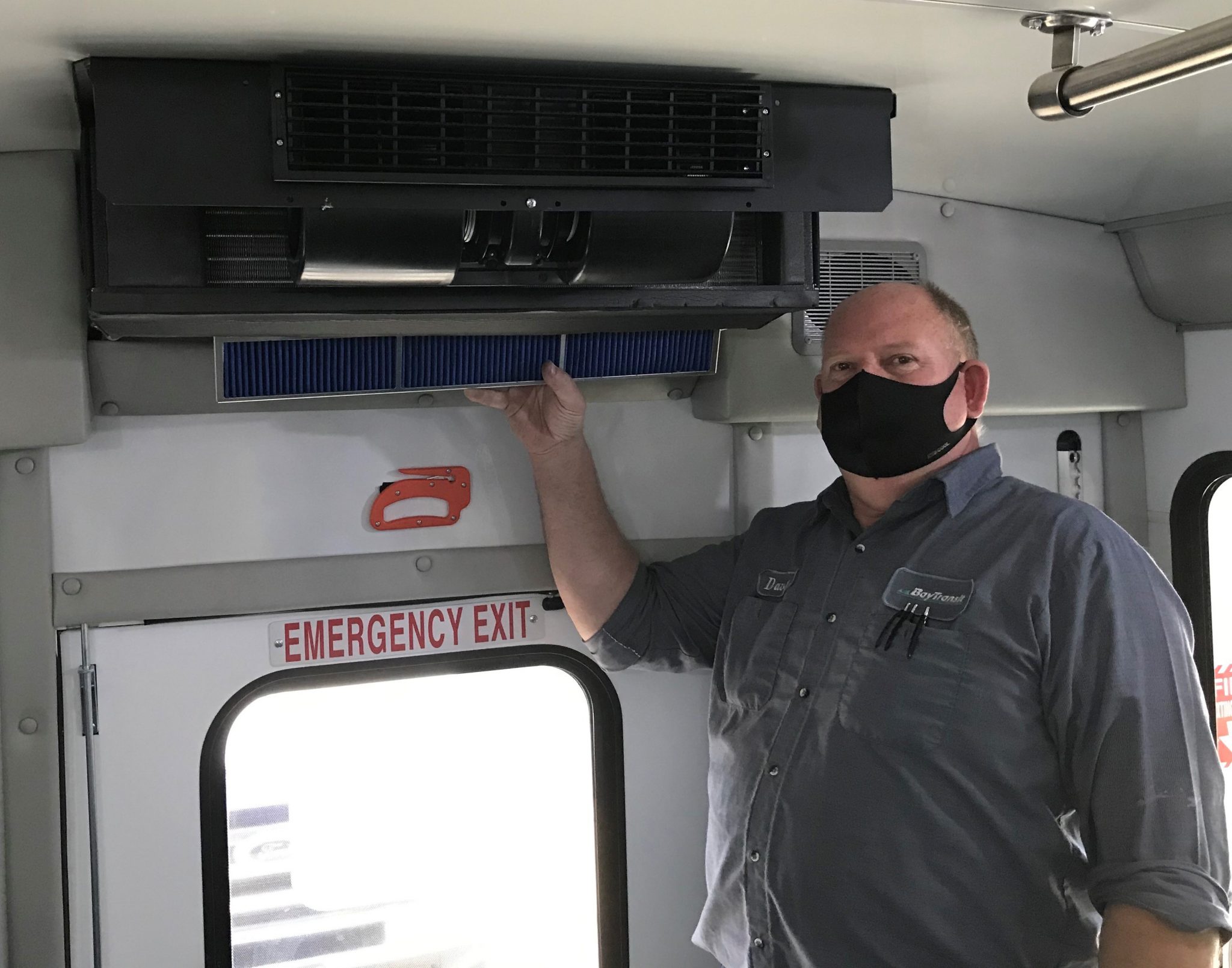 Bay Transit installs filtration systems, touchless hand sanitizers on ...