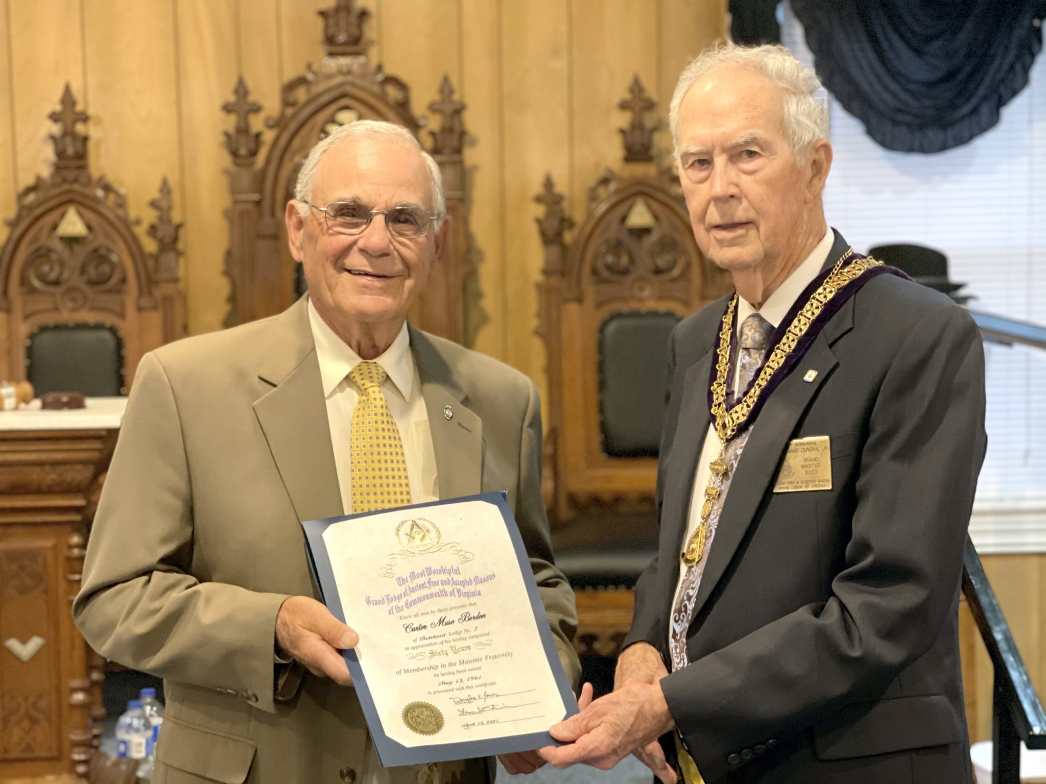 60-year pin - Gazette Journal