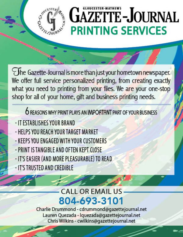 Gazette Journal Printing Services – Gazette Journal