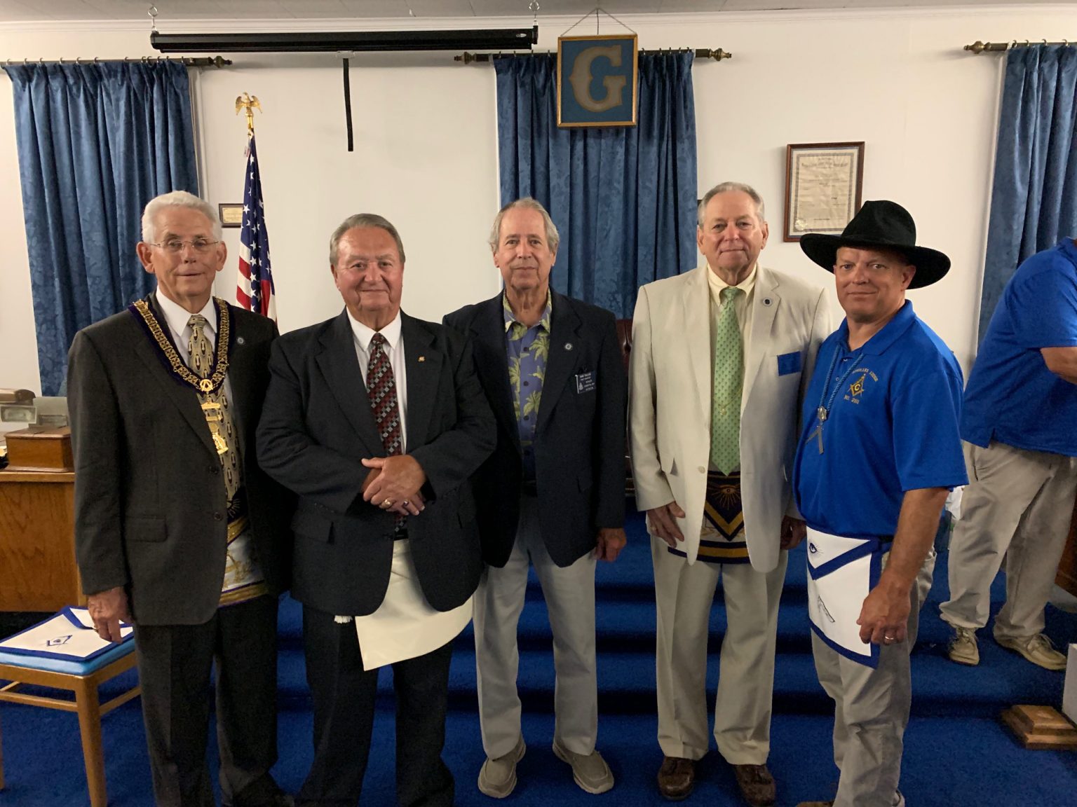 Achilles Masons receive Masonic Veterans Pins - Gazette Journal
