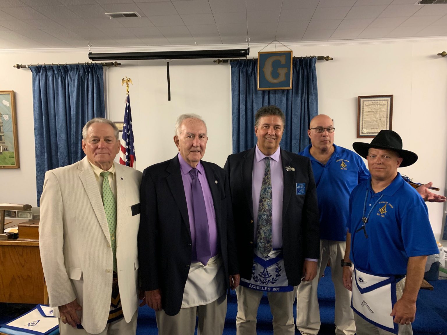 Achilles Masons receive Masonic Veterans Pins - Gazette Journal