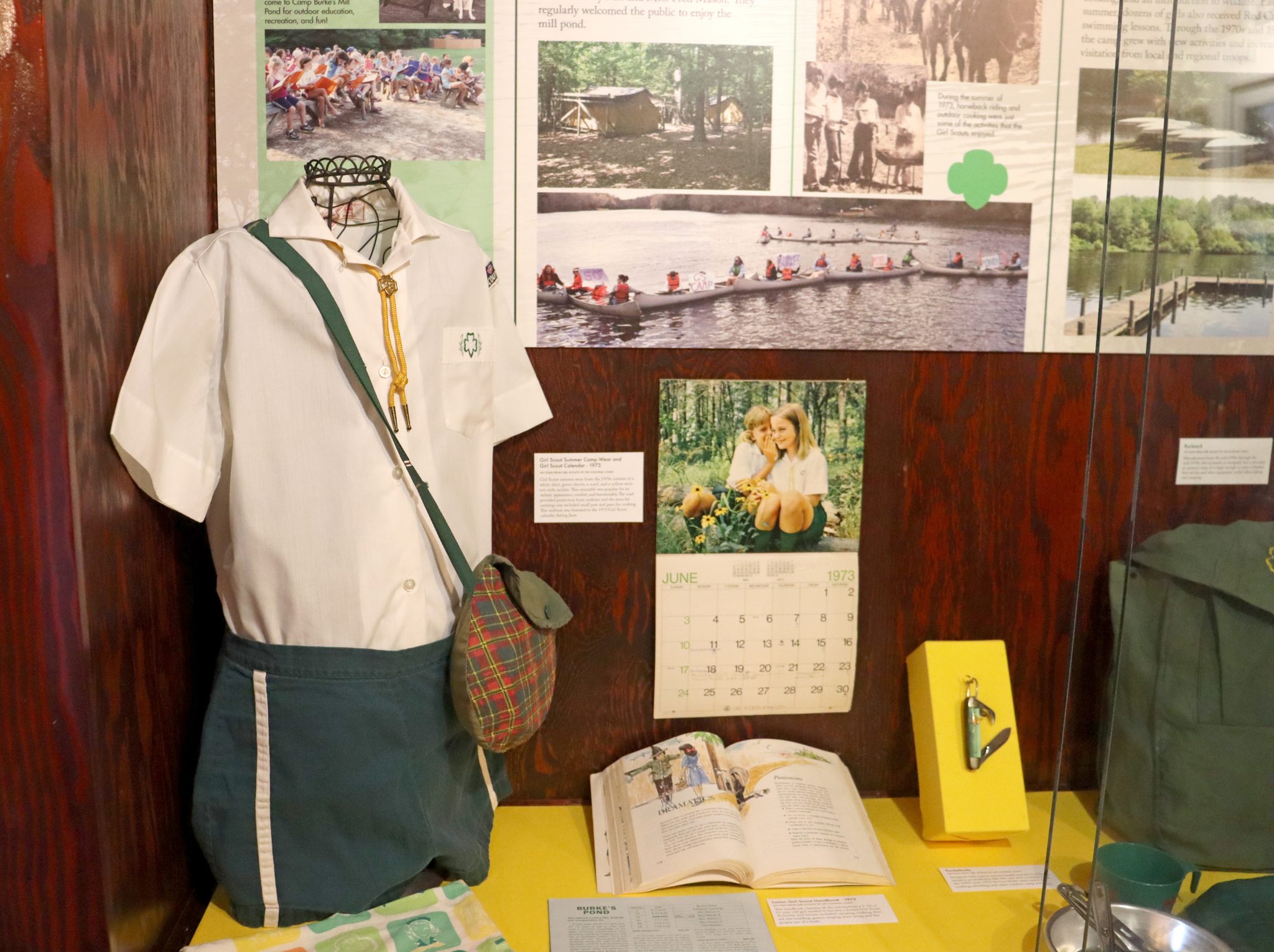 Exhibit marks half century of Girl Scouting at Burke’s Mill Pond ...