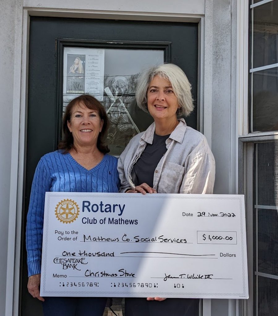 Mathews Rotary donations - Gazette Journal