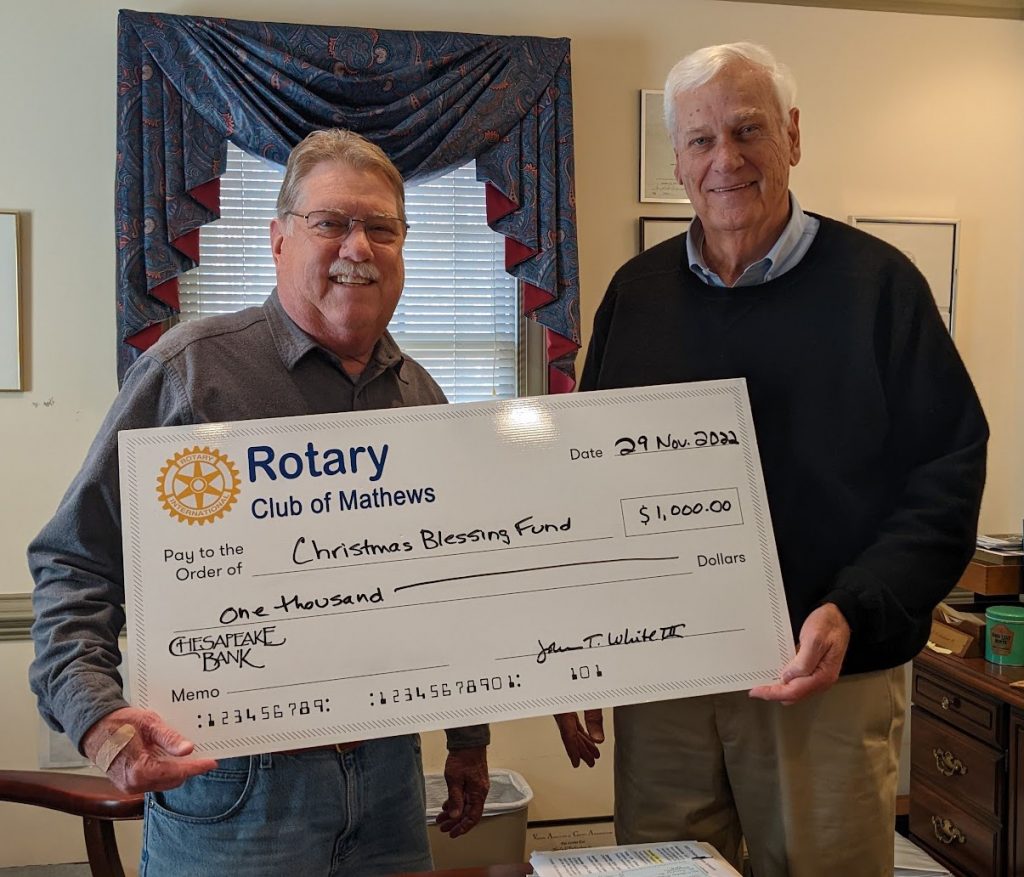 Mathews Rotary donations - Gazette Journal