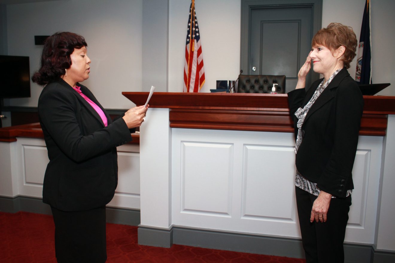 Swearing-in ceremony - Gazette Journal