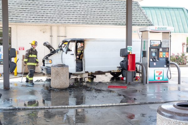 Van fire - Gazette Journal