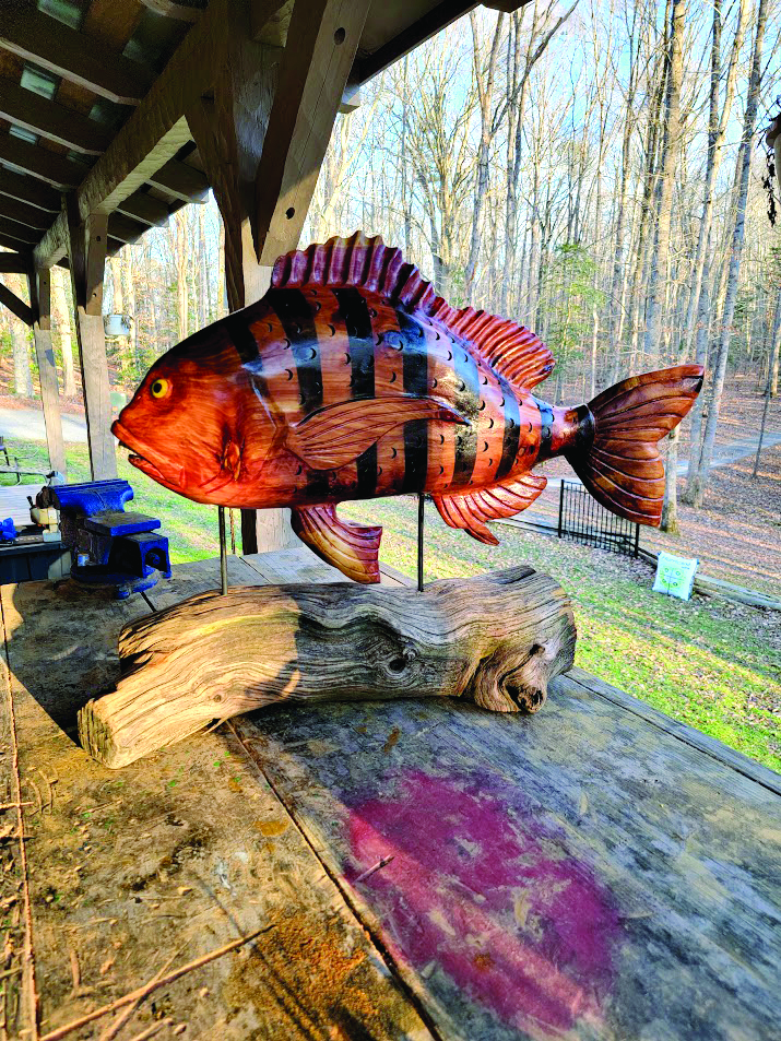 Creating art with wooden logs and a chainsaw - Gazette Journal