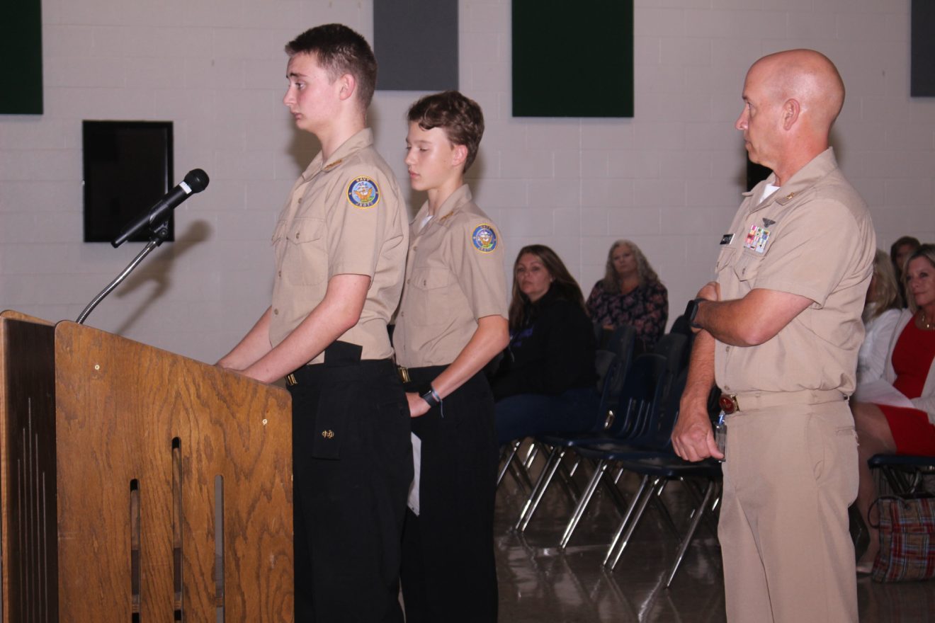 Mathews NJROTC students - Gazette Journal