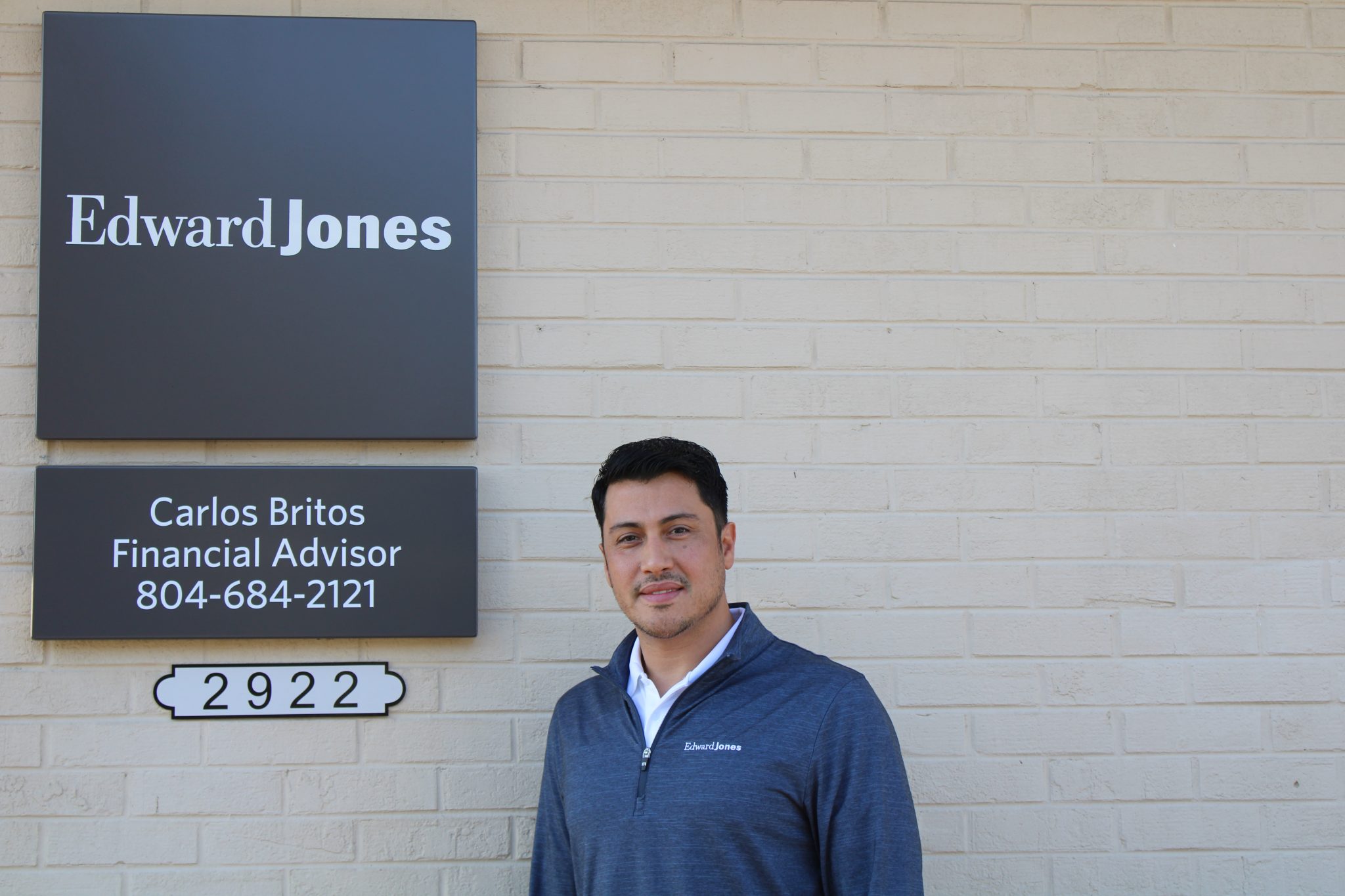 Carlos Britos finishing up first year at Edward Jones office in Hayes - Gazette Journal