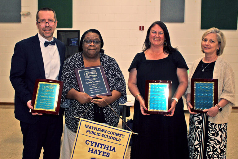 Mathews Teachers of the Year honored - Gazette Journal