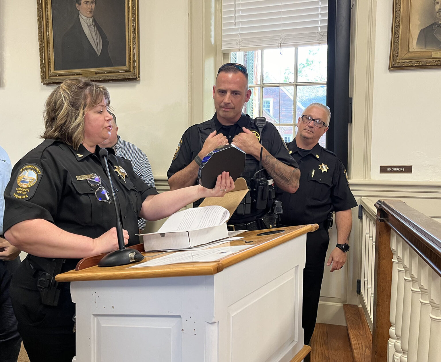 Mathews deputy receives life-saving commendation - Gazette Journal