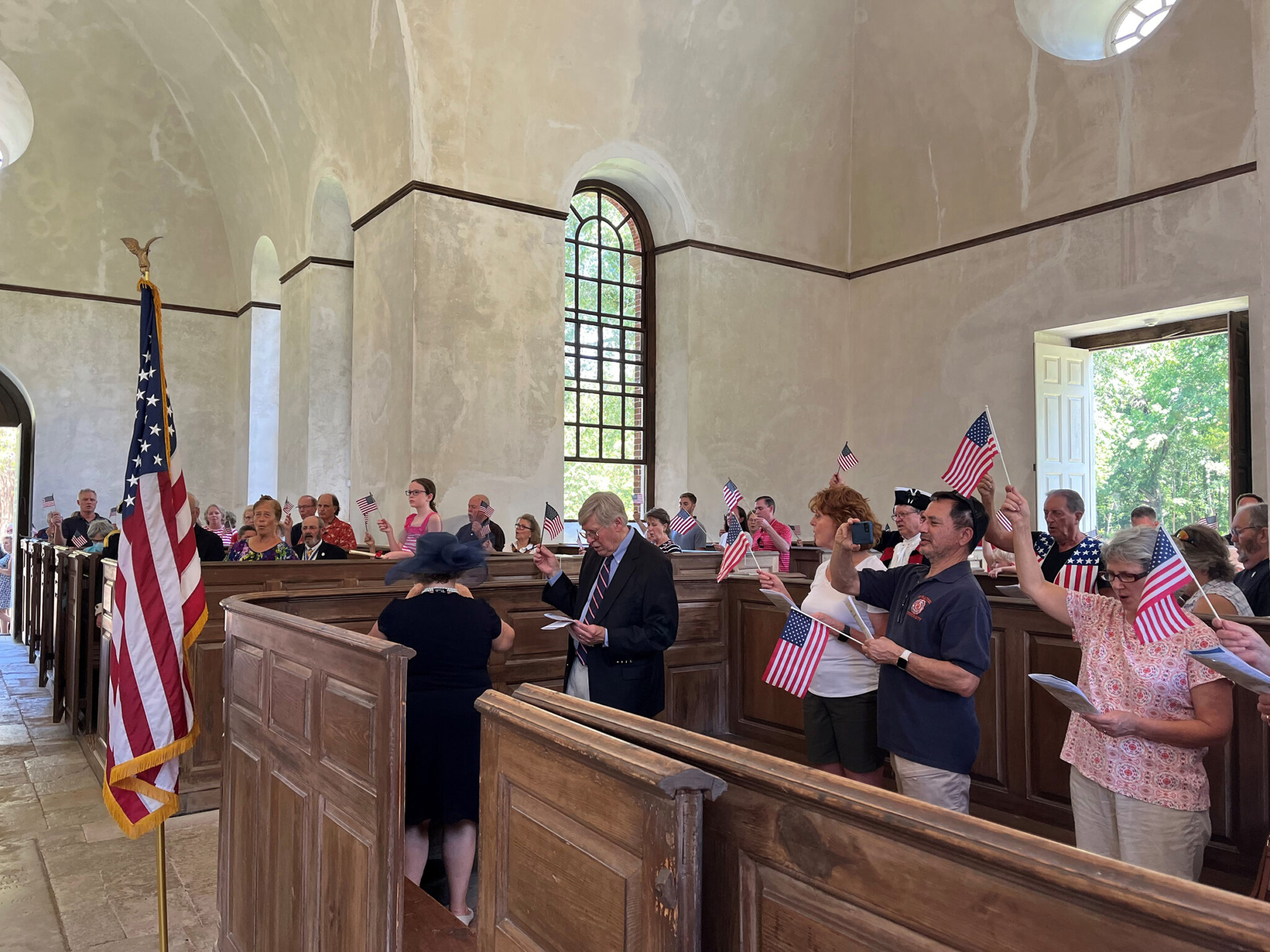 Public reading of Declaration at Historic Christ Church - Gazette Journal