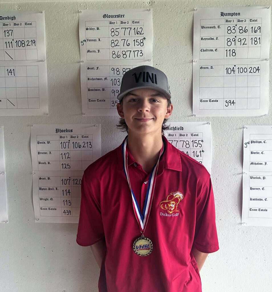 Vannoy places 10th in VHSL golf championship - Gazette Journal