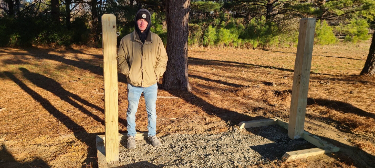Drake Hall builds hammock stands at park for Eagle Scout project ...